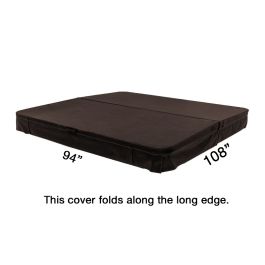 108" x 94" Hot Tub Cover (Long-edge Fold) | Master Spa Parts